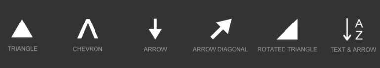 Using up/down arrow to represent sorting in table headers - UX Pickle